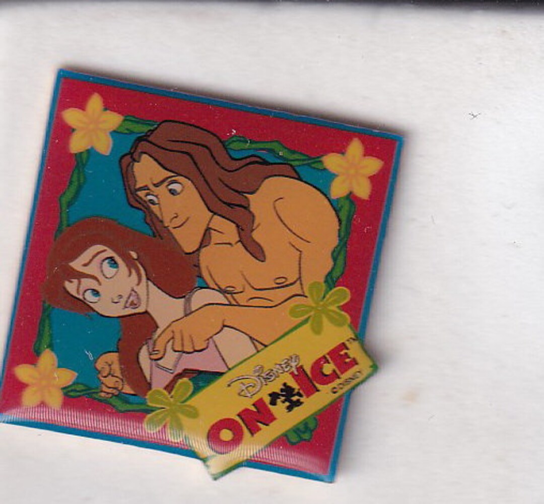 Vintage Tarzan & Jane Disney on Ice Pin From Japan - Etsy