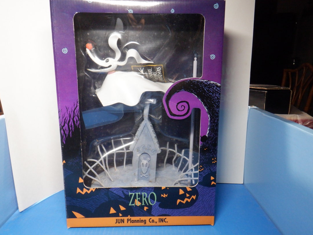 Vintage Nightmare Before Christmas Zero on a Tombstone in the Grave ...