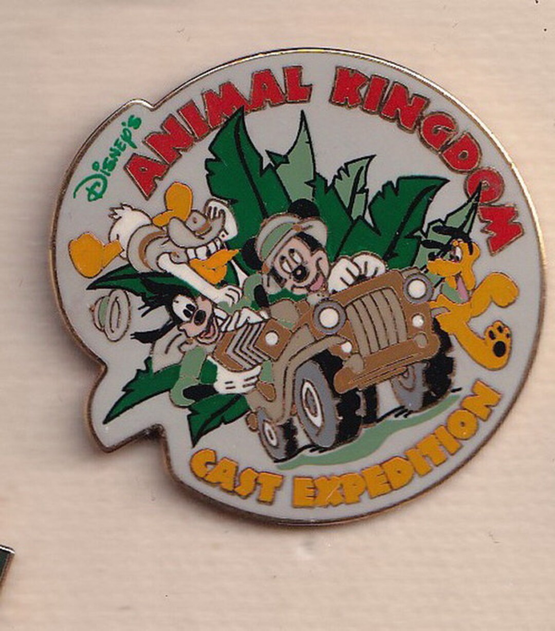 1999 Mickey Goofy Donald in a Jeep Jeep Wdwanimal Kingdom Cast ...