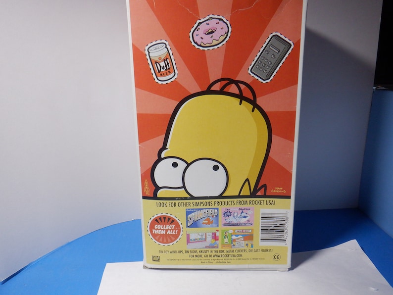 Vintage Homer Simpson Tin Wind up Toy - Etsy