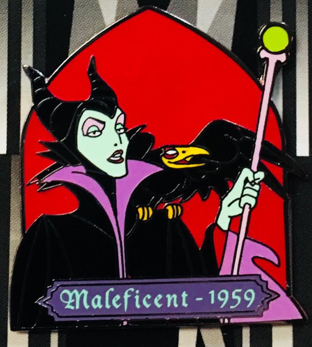 Vintage Maleficent Pin - Etsy