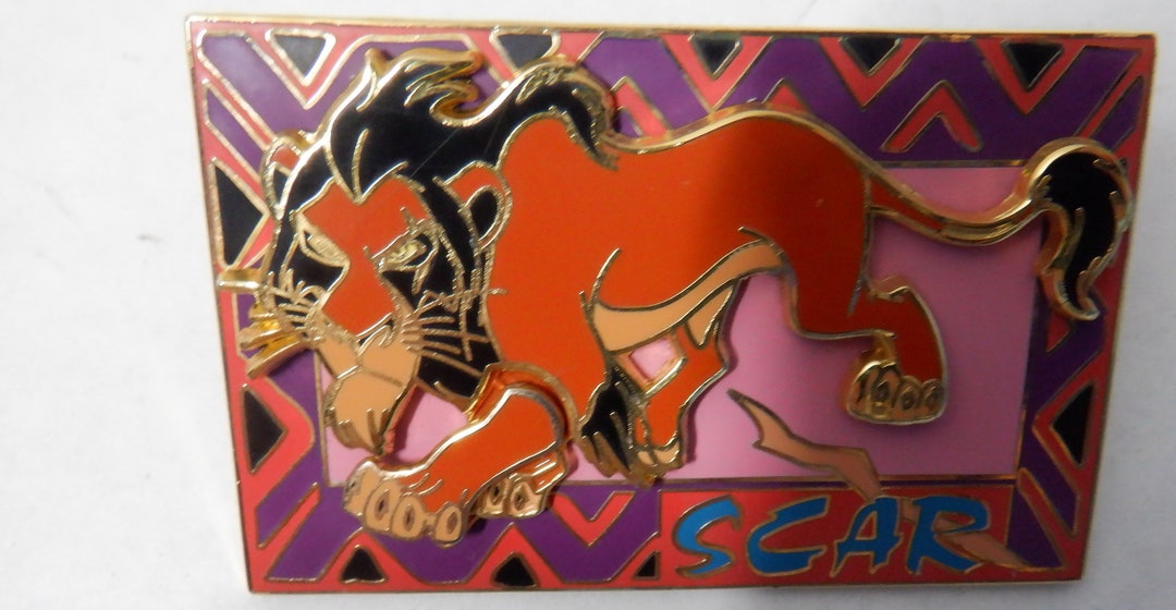Vintage Uncle Scar 3D Disneyland Resort Paris PIN - Etsy