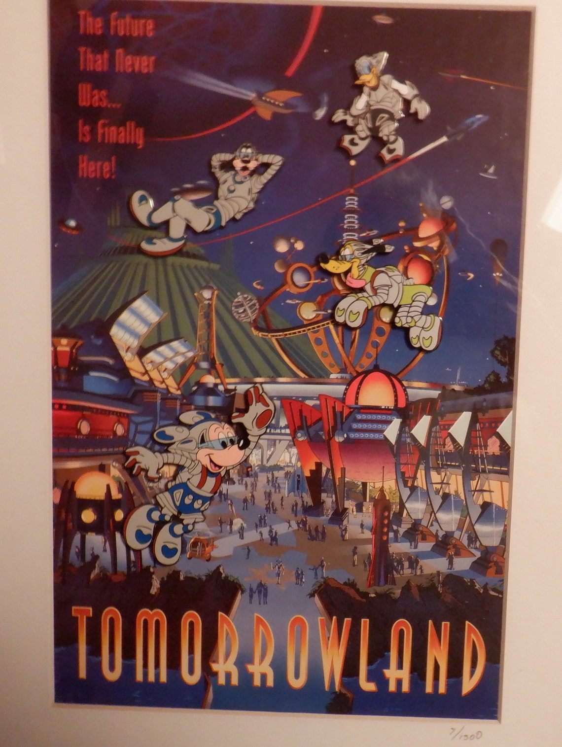 Disney Tomorrow Land Spaceman Pin Set Mickey Goofy Donald and Pluto - Etsy