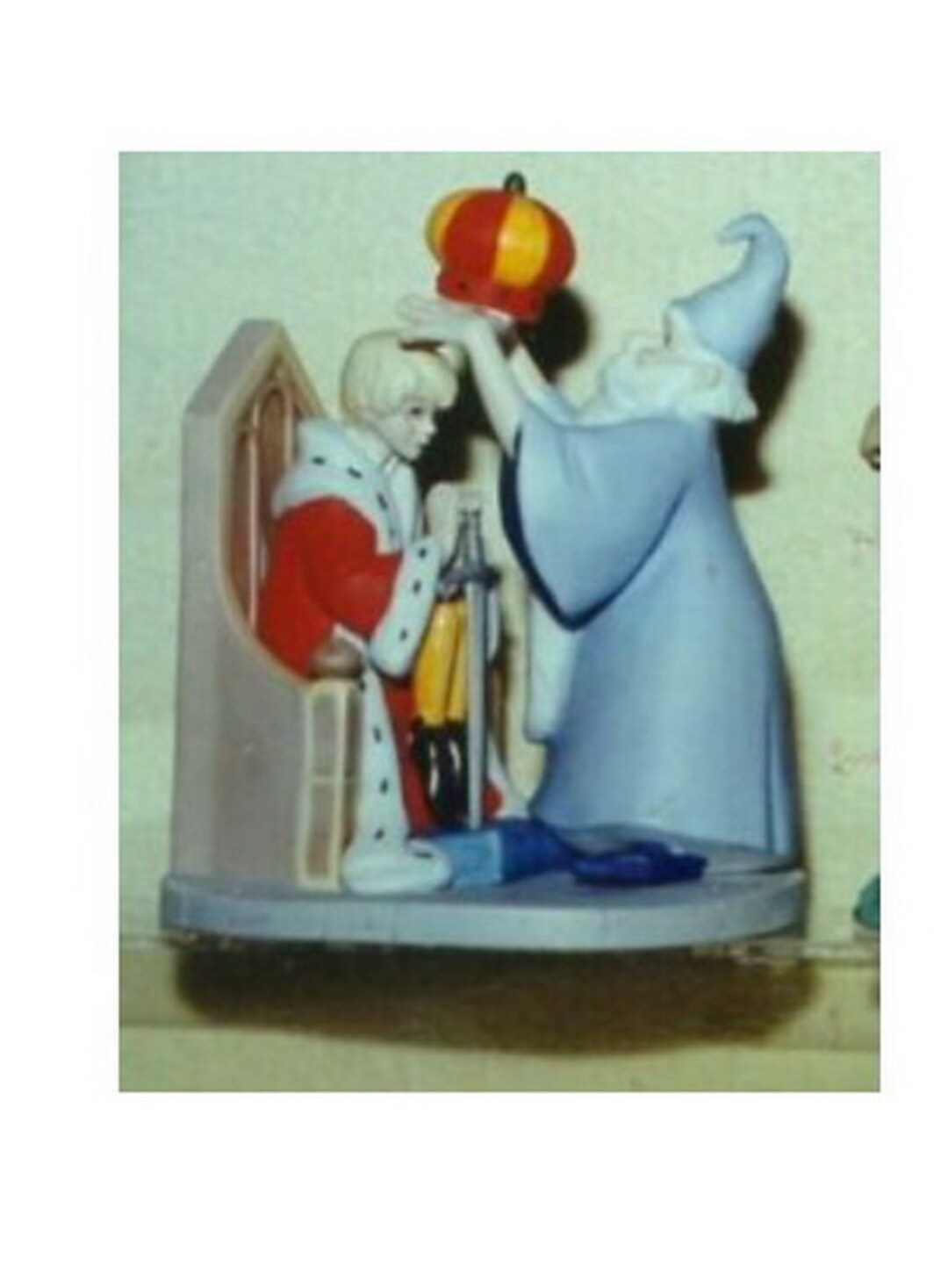 Arthur y el mago Merlin Sword in the Stone Figurilla Disney - Etsy México
