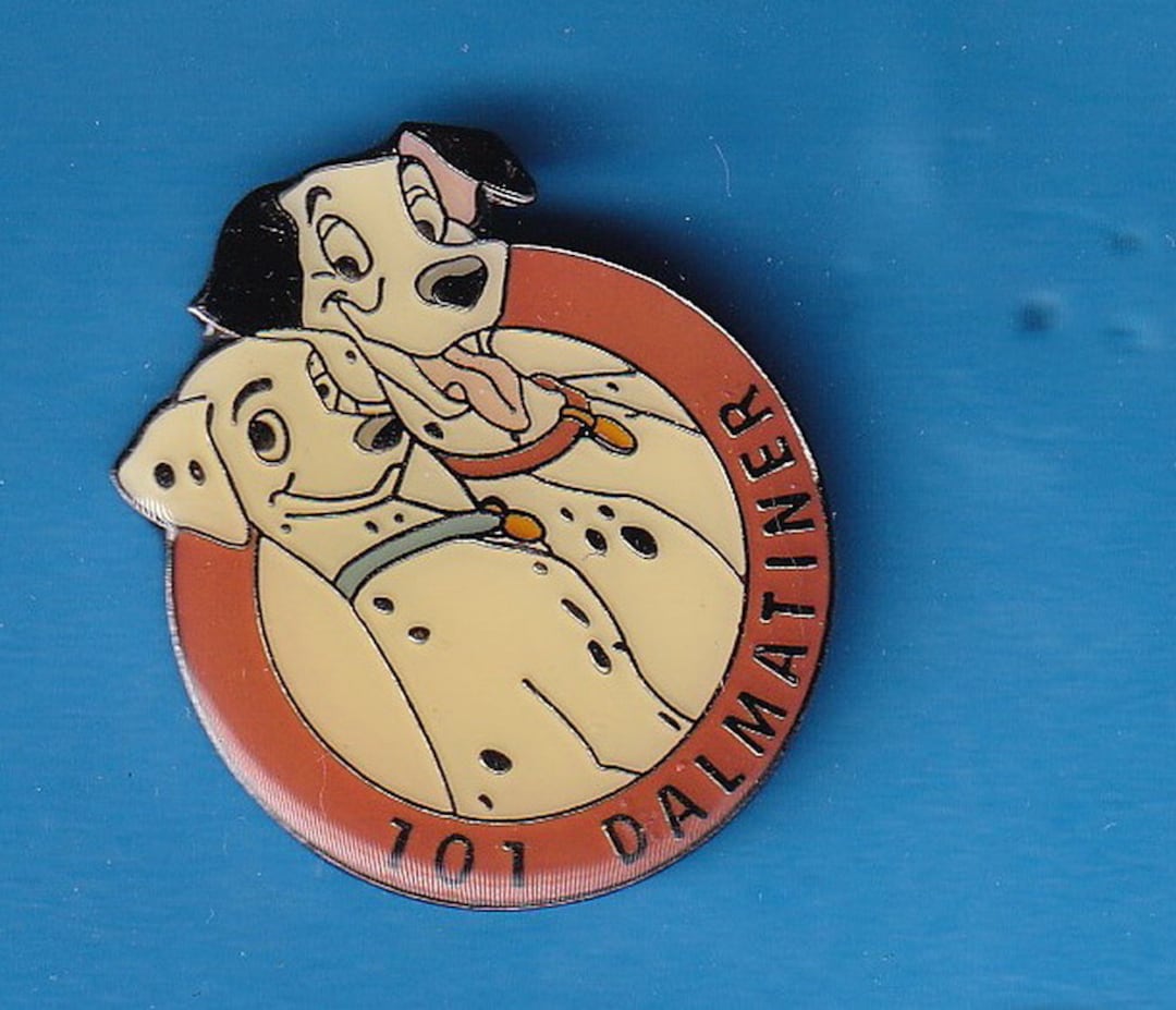 Perdita 2 Dogs From on 101 Dalmatians. the Back of the Pin Says ...
