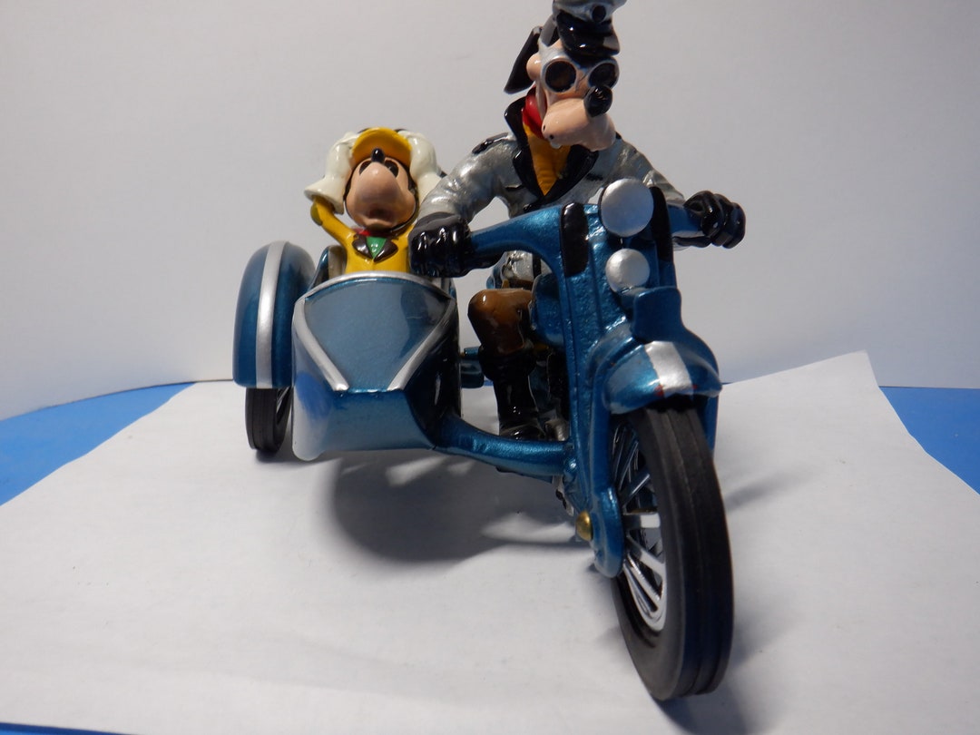 Vintage Disney Pride Lines Goofy and Mickey on a Motorcycle Made in the ...