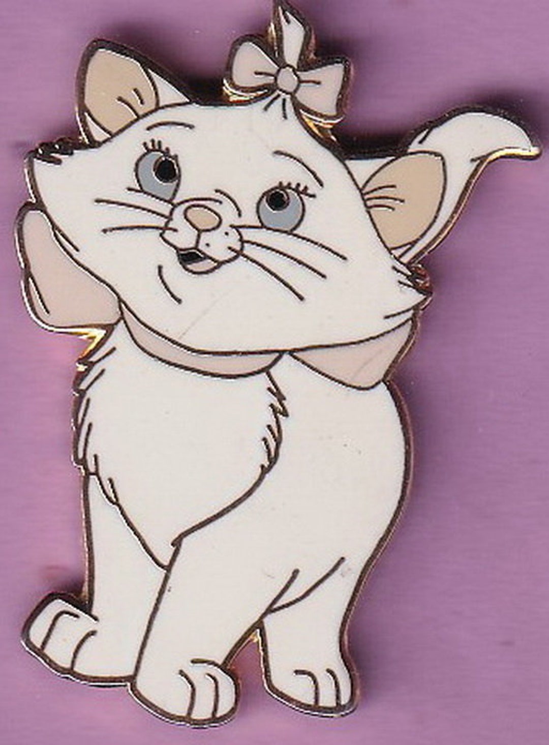 2001 Marie White Kitten Standing Aristocats Disney Pin - Etsy