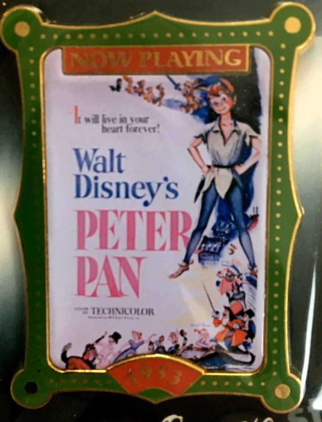 Vintage Peter Pan Poster Authentic Disney Pin No Backer Card - Etsy