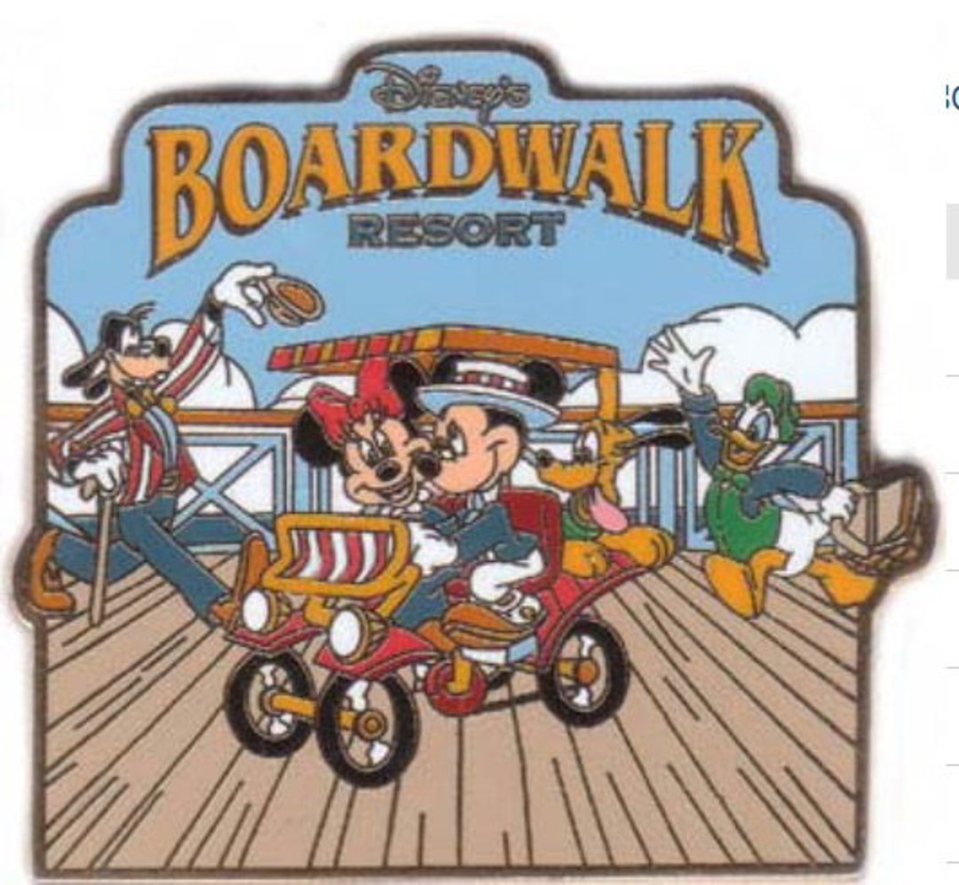 WDW Mickey, Minnie Donald Goofy Hotels Boardwalk Resort 2003 - Etsy