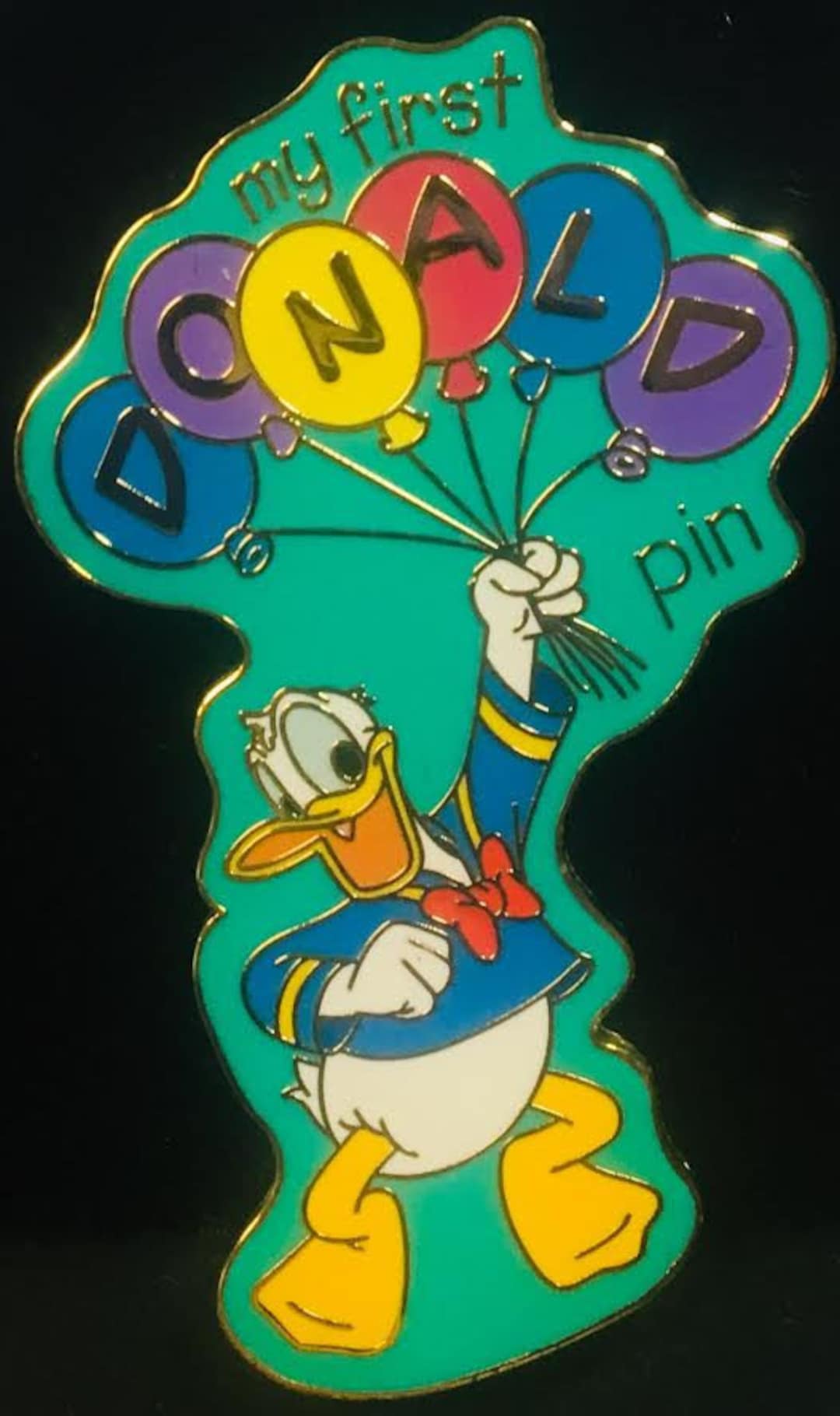 Vintage My First Donald Duck Pin - Etsy