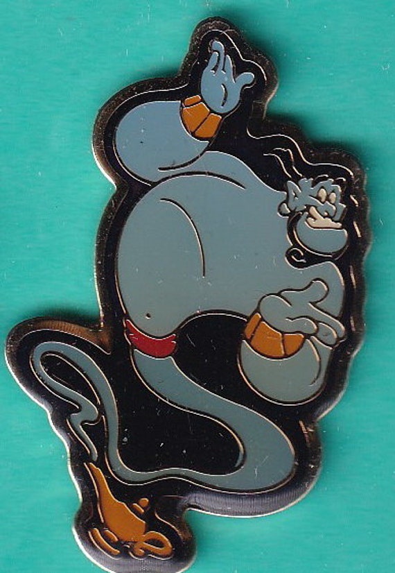 Vintage the Genie Full Body From Aladdin Disney Pin | Etsy