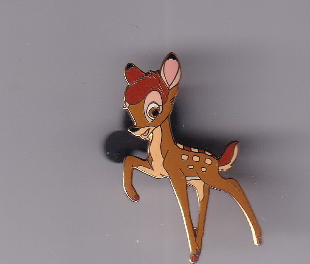 Vintage Bambi Standing Pin - Etsy UK
