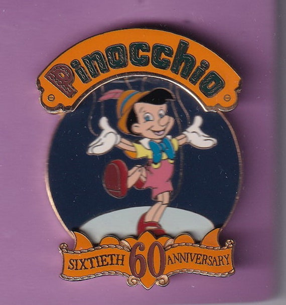 2000 Pinocchio 60th Anniversary Disneyland Pin - Etsy