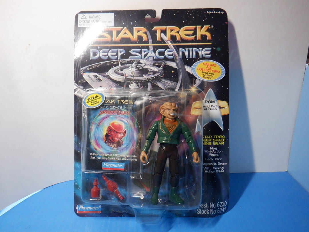 Vintage Star Trek Deep Space Nine Rom Ferengi Action Figure on the Card ...
