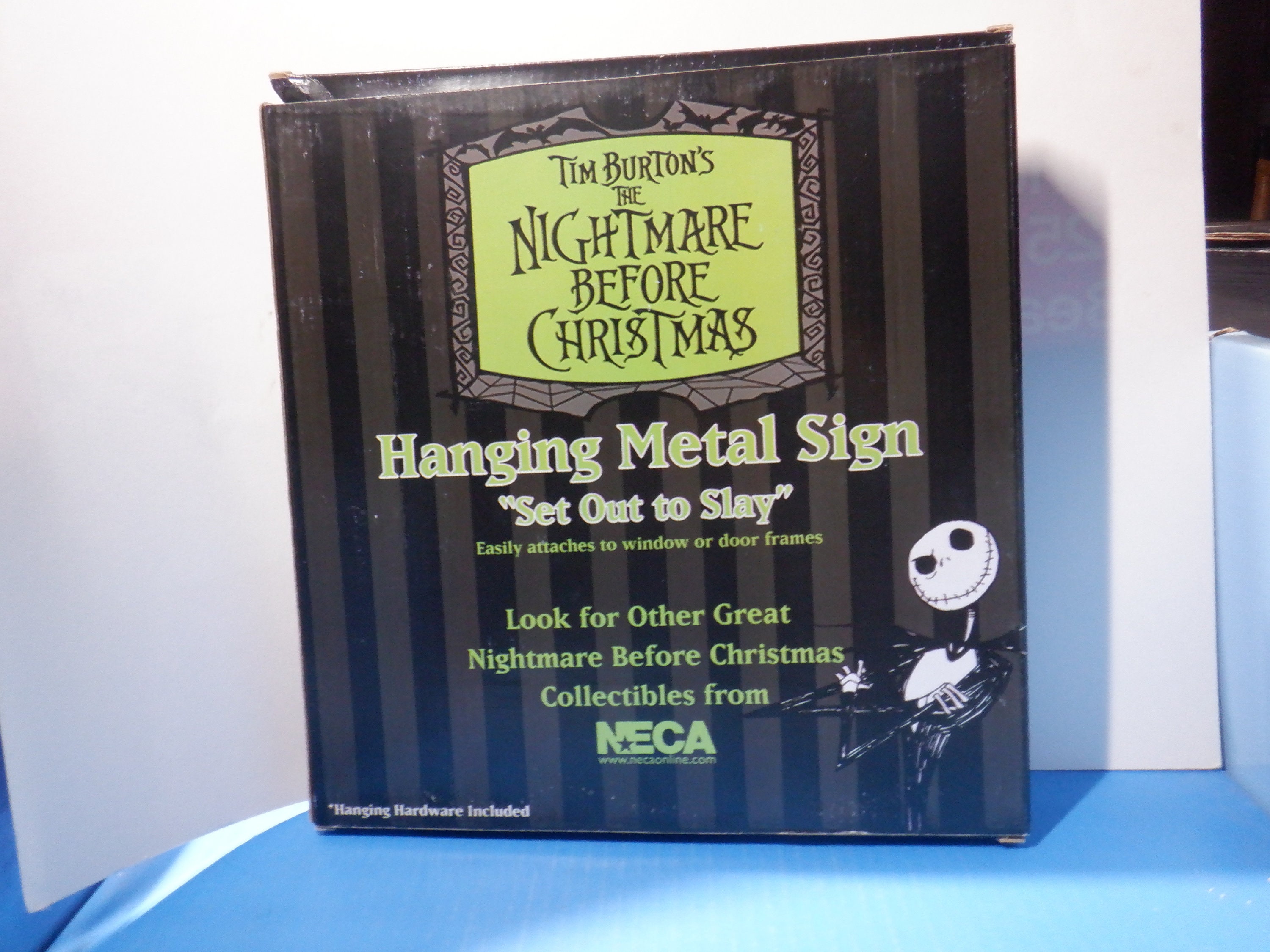 Vintage Nightmare Before Christmas Metal Sign - Etsy