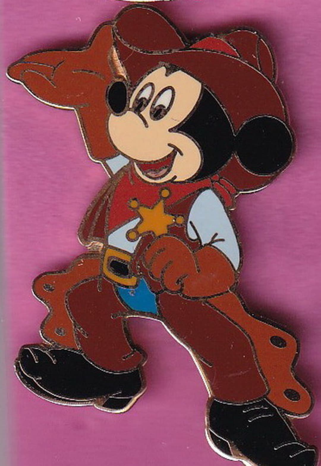 Vintage Mickey Dressed as Cowboy Disney DLP Pin - Etsy