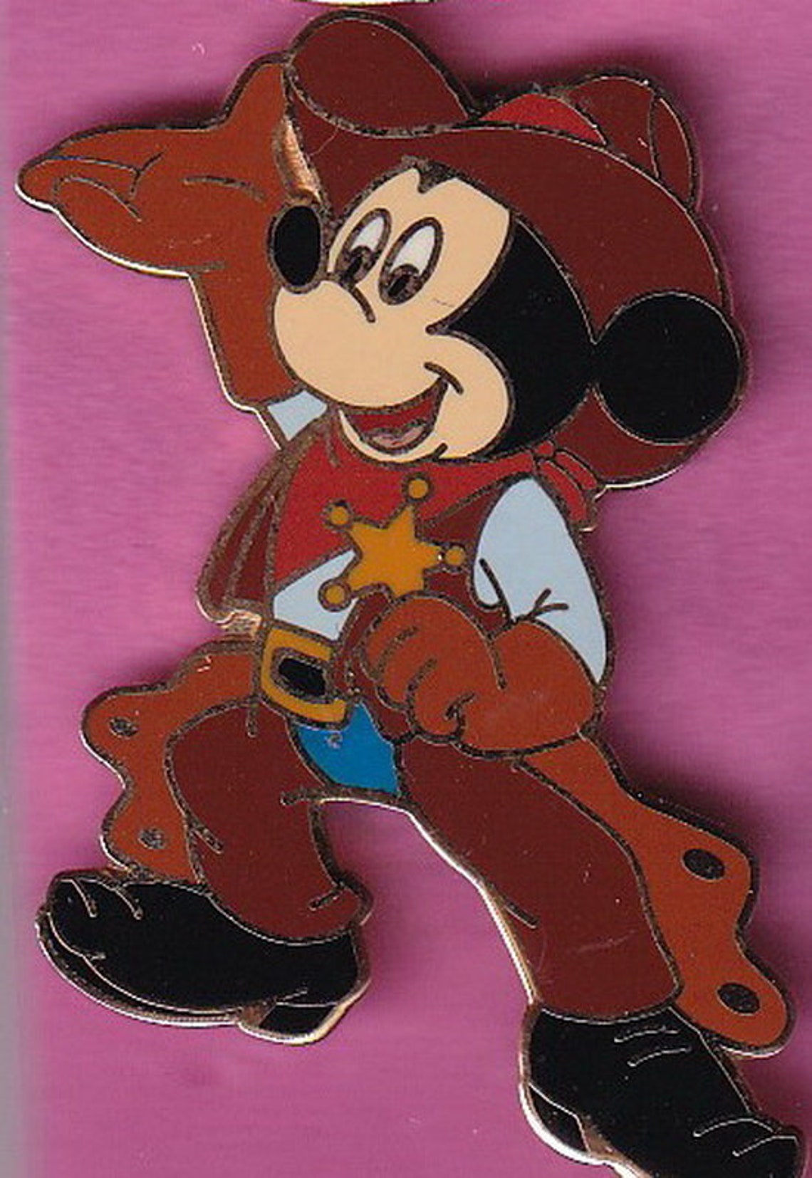 Vintage Mickey Dressed as Cowboy Disney DLP Pin - Etsy