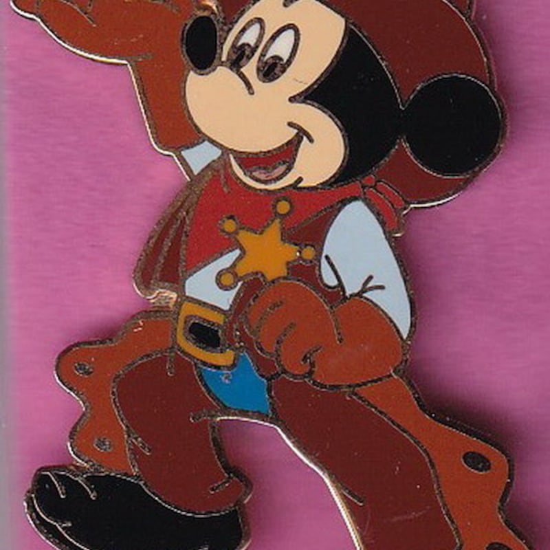 Mickey Cowboy - Etsy