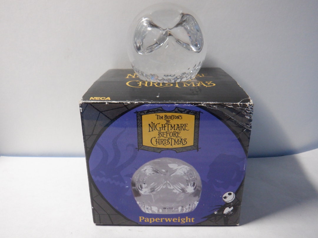 Vintage Nightmare Before Christmas JACK Crystal Skull Paper Weight This ...