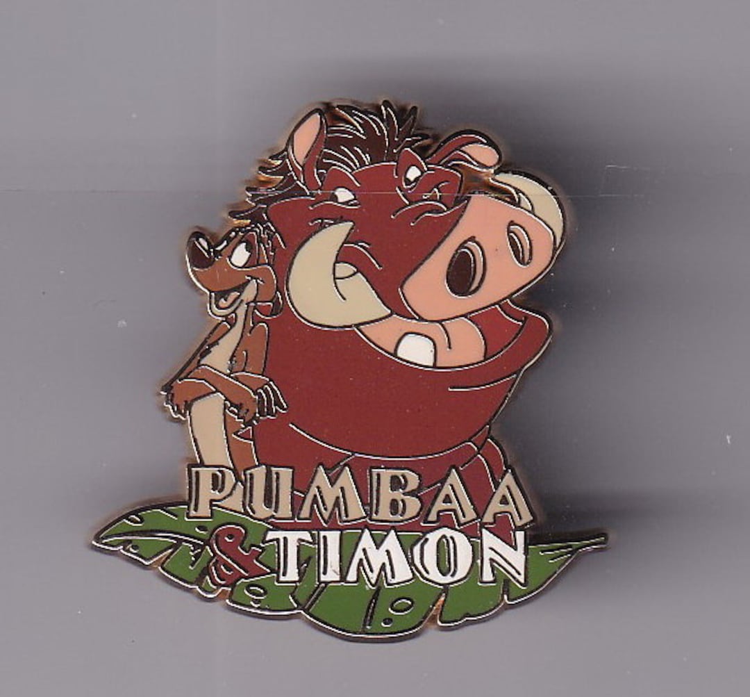 Vintage Lion King Pumba & Timon Pin - Etsy