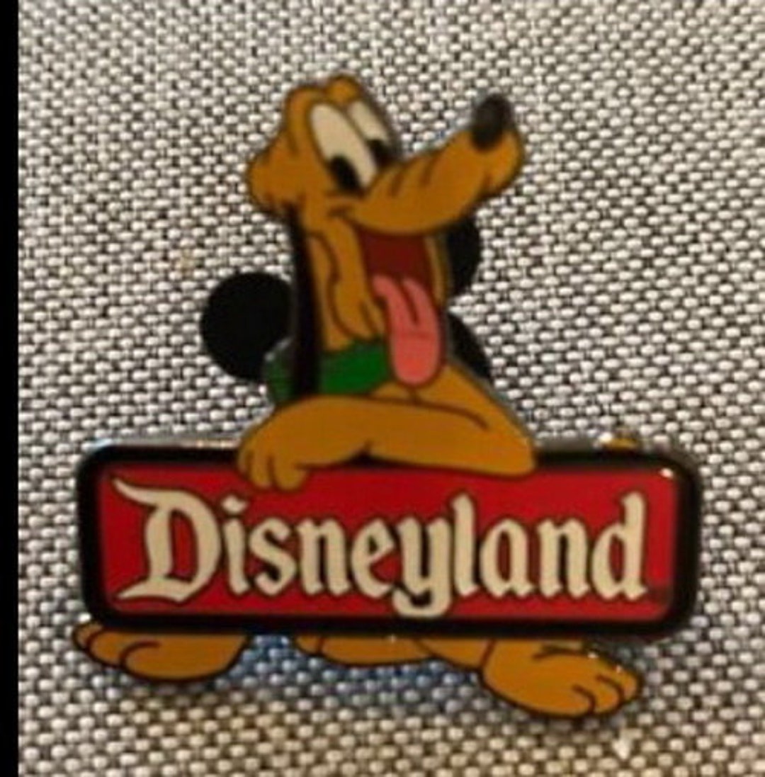 Pluto 2000 Disneyland Sign Logo Pin - Etsy