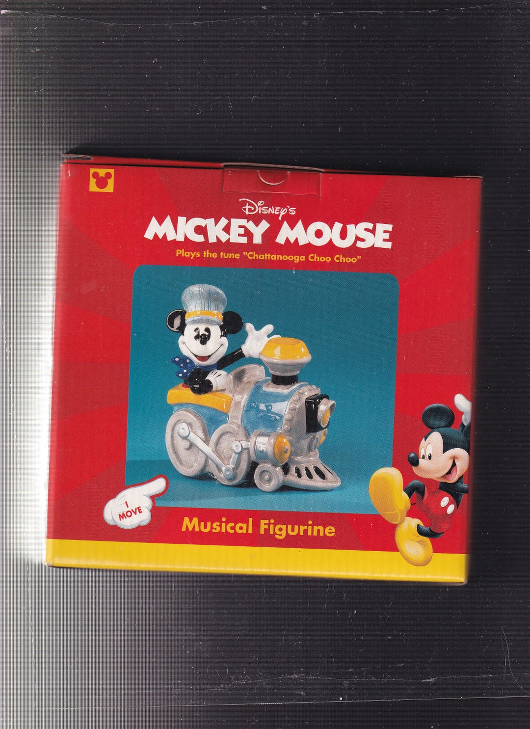 Disney’s Mickey Mouse Train Conductor Musical Music Box - Etsy