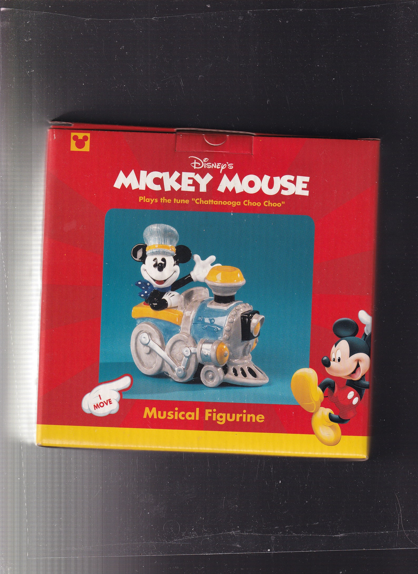 Disneys Mickey Mouse Train Conductor Musical Music Box - Etsy UK