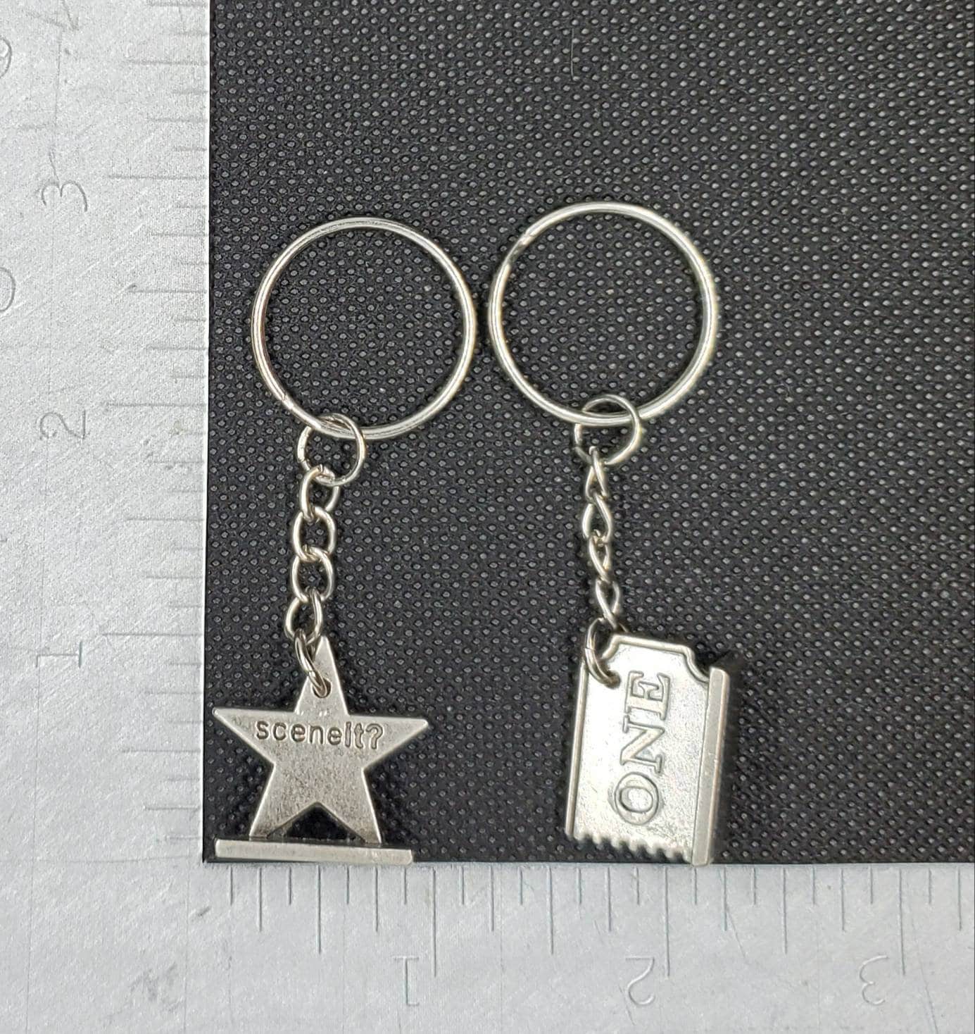 Upcycled Scene It Game Metal Token Keychains Star Movie Ticket - Etsy UK