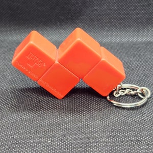 Upcycled Tetris Puzzle Game Piece Large Keychain - Etsy