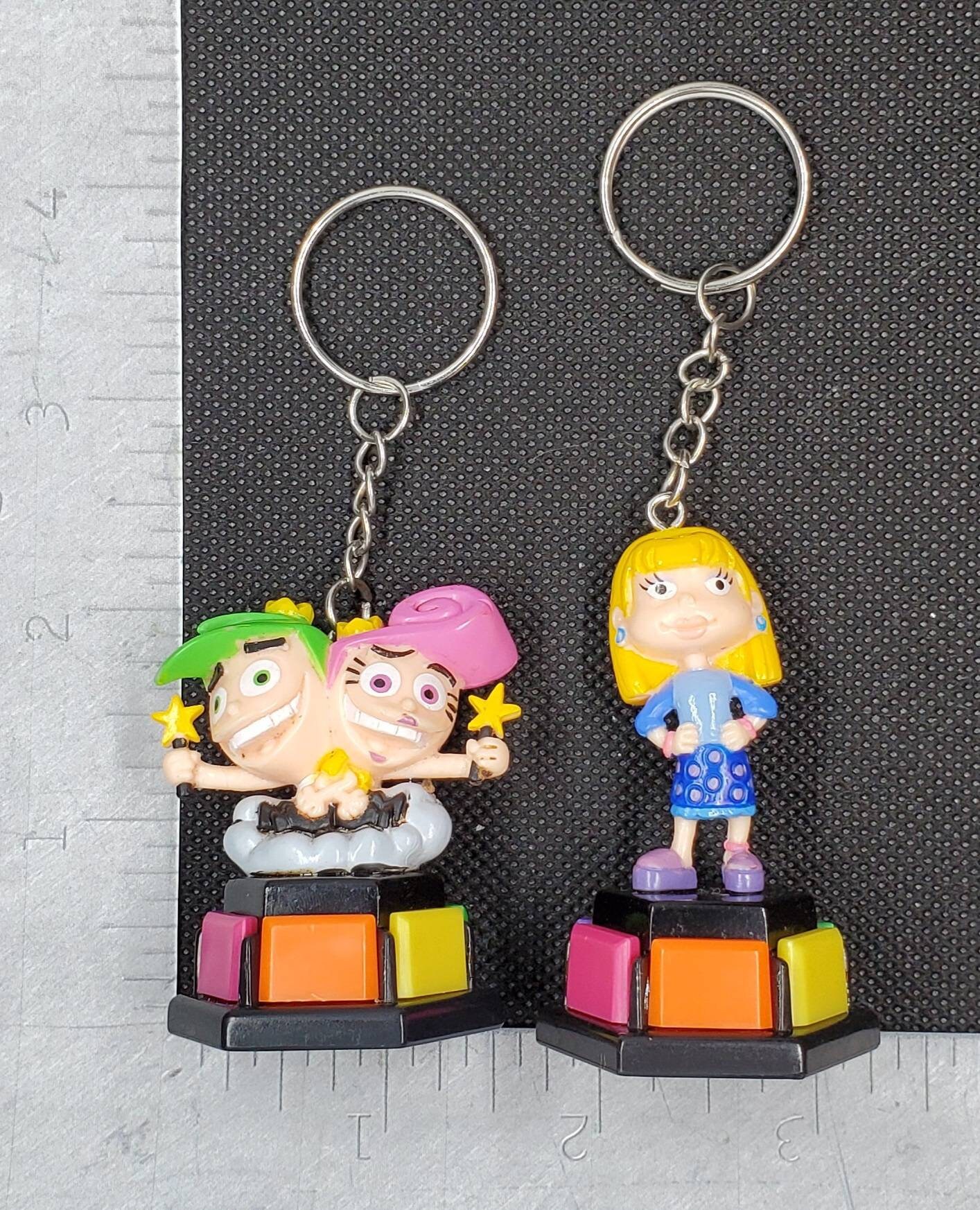 Trivial Pursuit Kids Nick Edition Upcycled Character Keychains - Etsy UK
