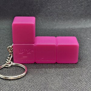 Upcycled Tetris Puzzle Game Piece Large Keychain - Etsy