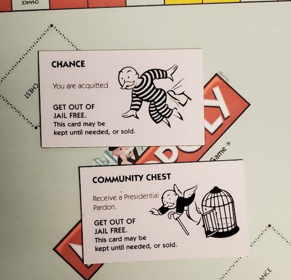 Get Out Of Jail Free Card Template