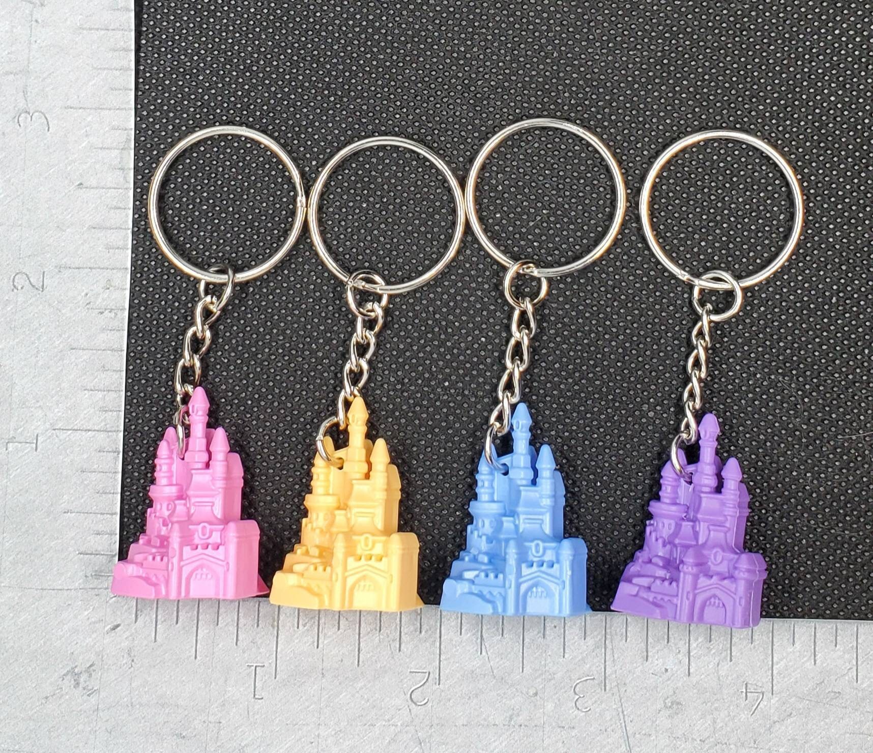 Upcycled Monopoly Junior Princess Castle Keychains 4 Colors - Etsy