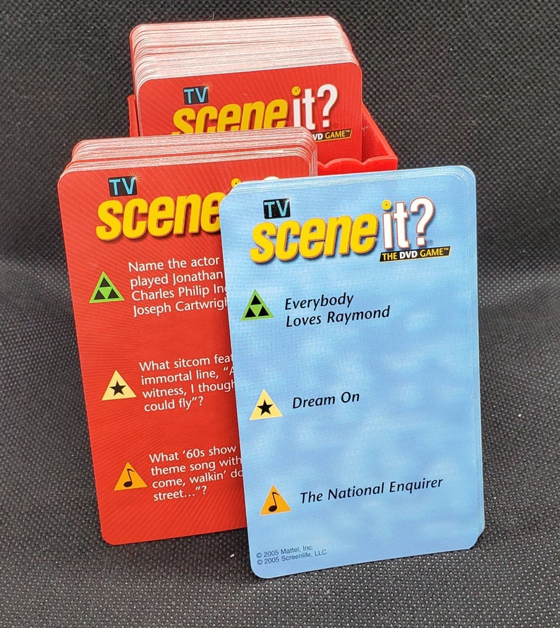 Scene It Trivia Game TV Edition CARDS ONLY 160 Trivia Cards - Etsy