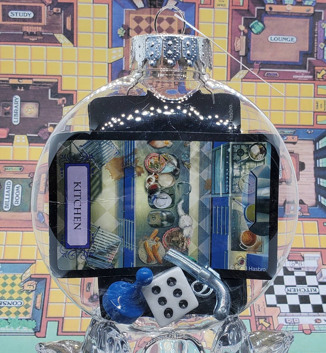 Upcycled Clue Cluedo Game Piece Ornament (CUSTOMIZABLE) Read Item ...