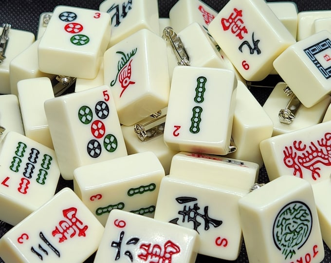 1 Vintage Bone Mahjong Tile - Set #3 - Etsy