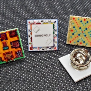 Miniature Vintage Gameboard Design Shrinky Dinks Pins - Etsy