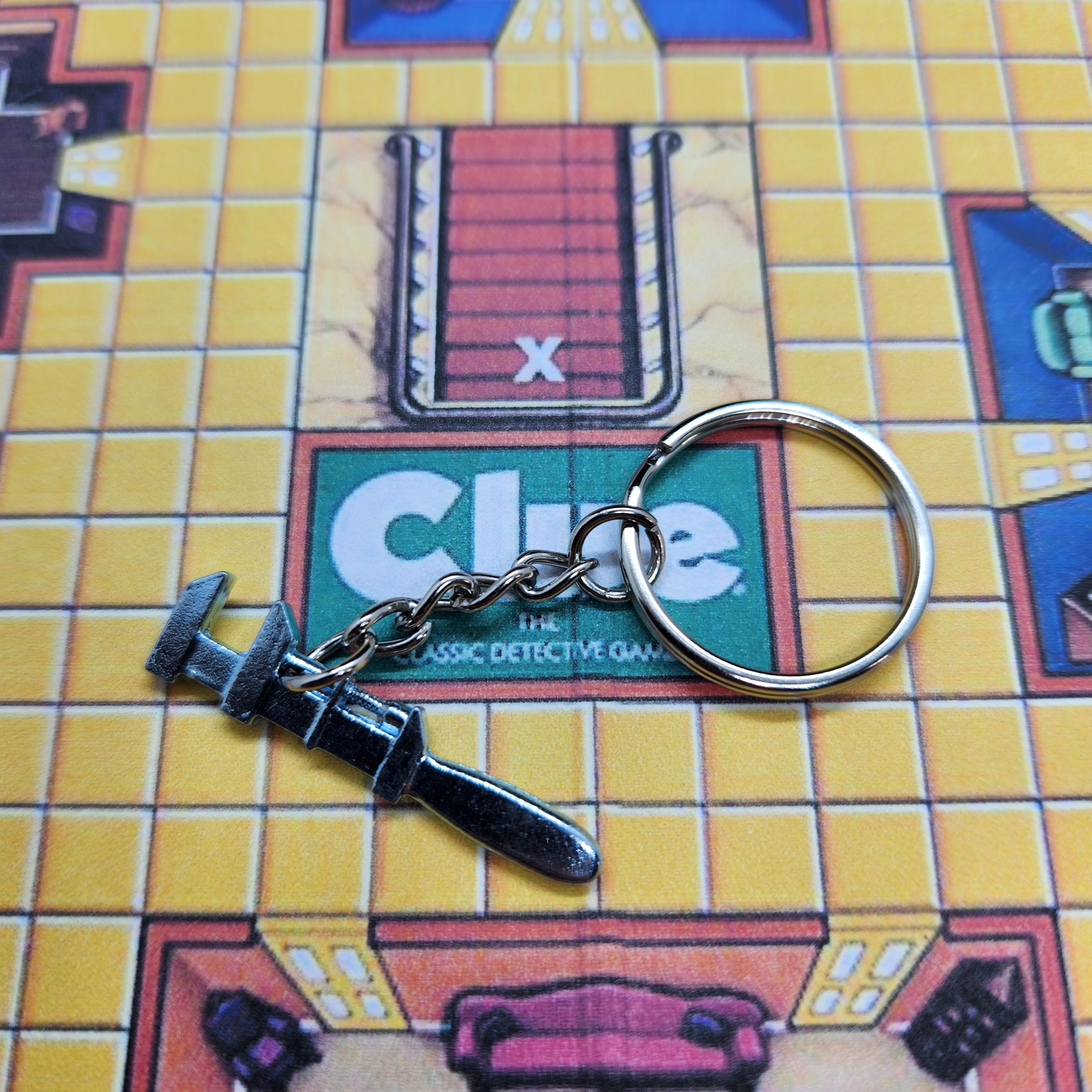 Upcycled Classic Clue Game Metal or Plastic Weapon Token Keychain - Etsy
