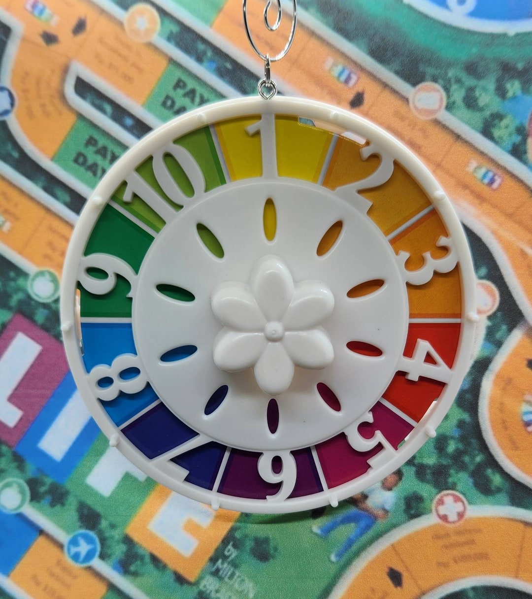 Upcycled Game of Life High School Edition Spinner Ornament - Etsy