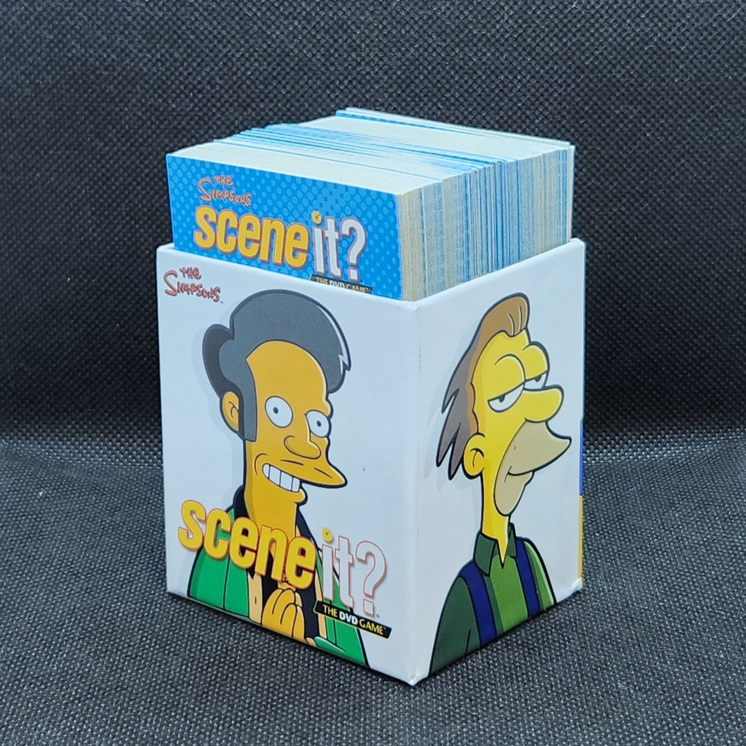 Simpsons Scene It Deluxe Trivia Game CARDS ONLY 175 Cards - Etsy