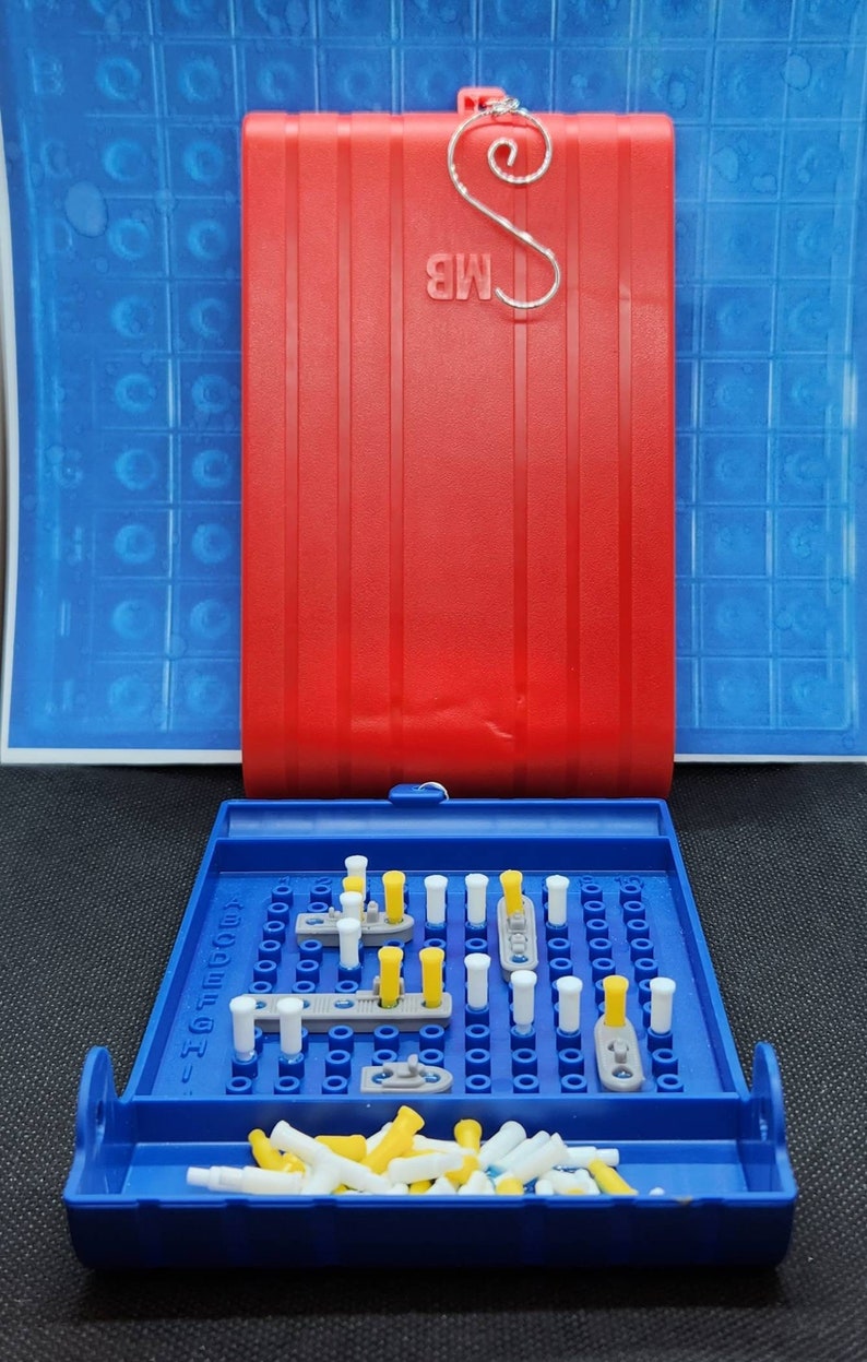 Upcycled Battleship Travel Size Game Ornament - Etsy