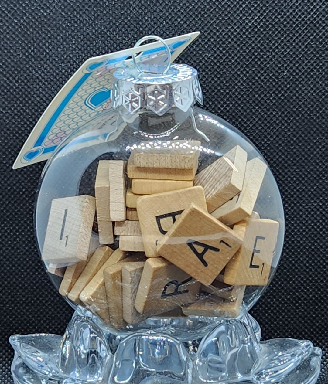 Upcycled Loose Scrabble Tile 80mm Shatterproof Disc Ornament - Etsy