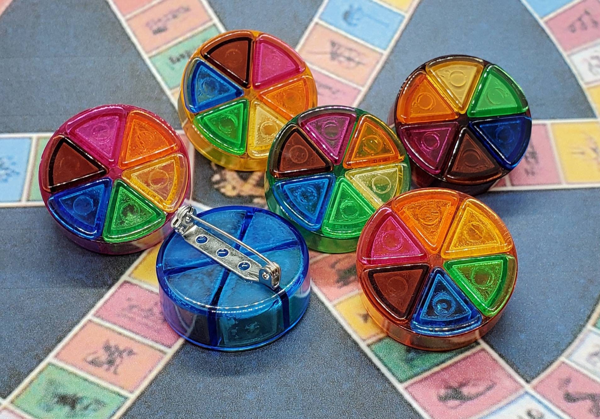 Trivial Pursuit Game Pieces