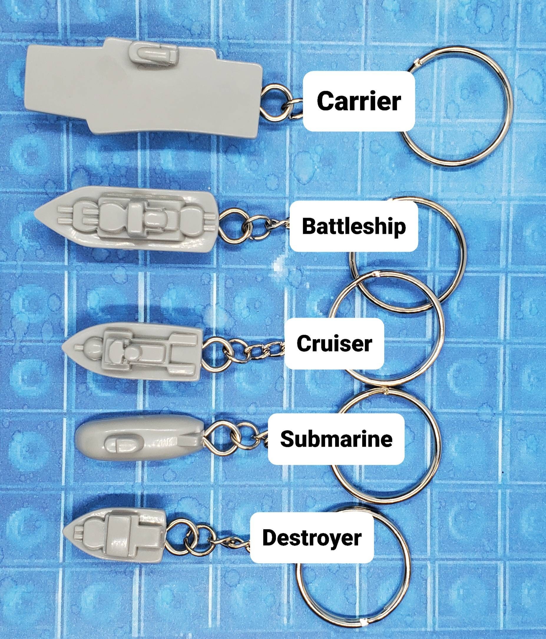 Battleship Torpedo Attack Upcycled Game Piece Keychain 5 | Etsy