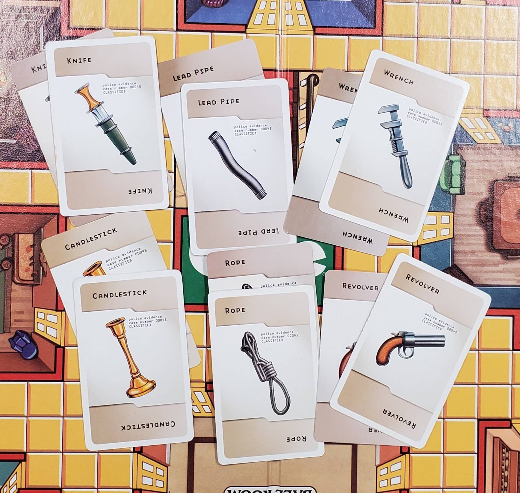 Modern Clue Cluedo Upcycled Game Piece 100mm Disc Ornament ...