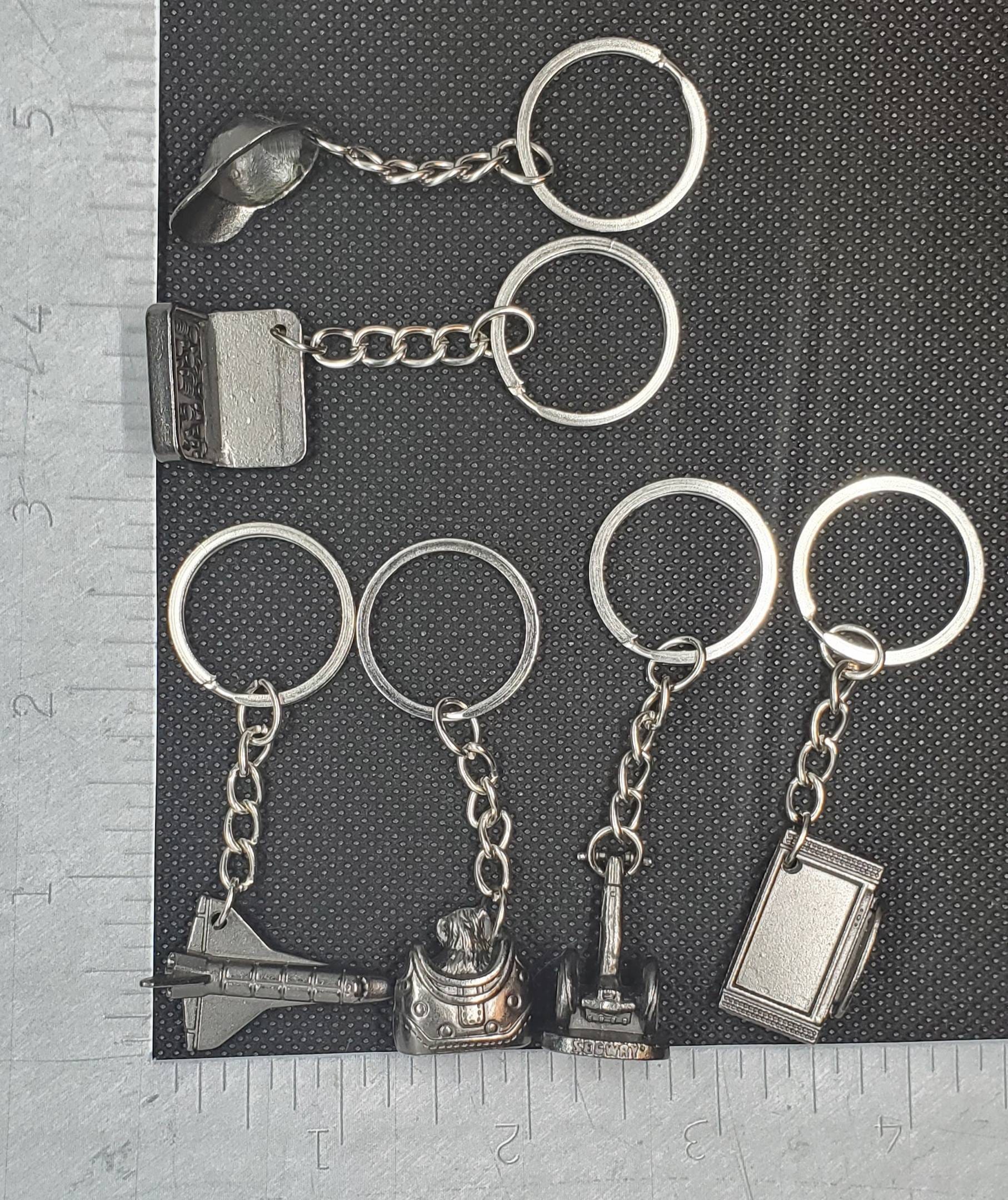 Upcycled Monopoly Electronic Banking Metal Token Keychains | Etsy