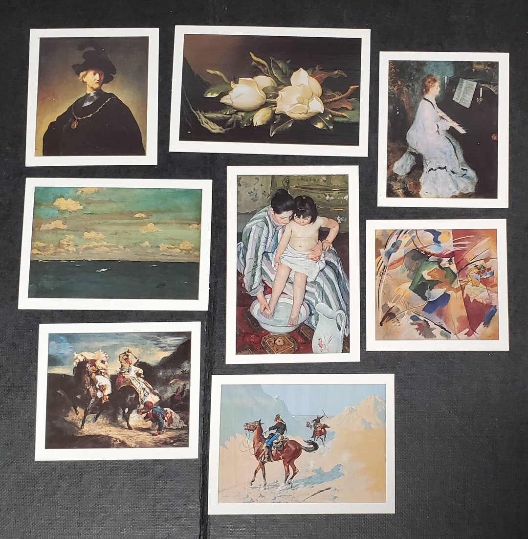 Masterpiece the Art Auction Game Upcycled Paintings - Etsy