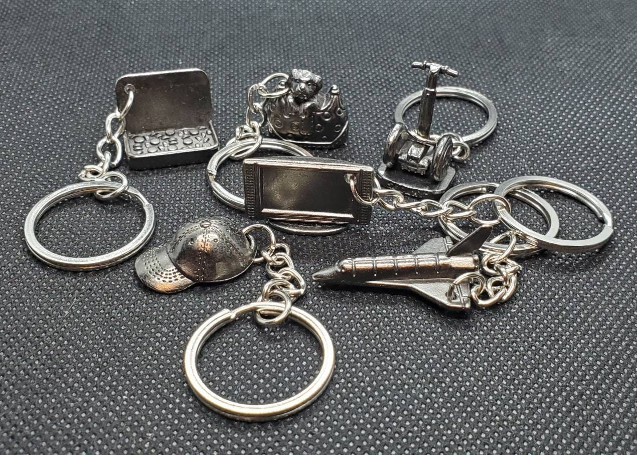 Upcycled Monopoly Electronic Banking Metal Token Keychains | Etsy