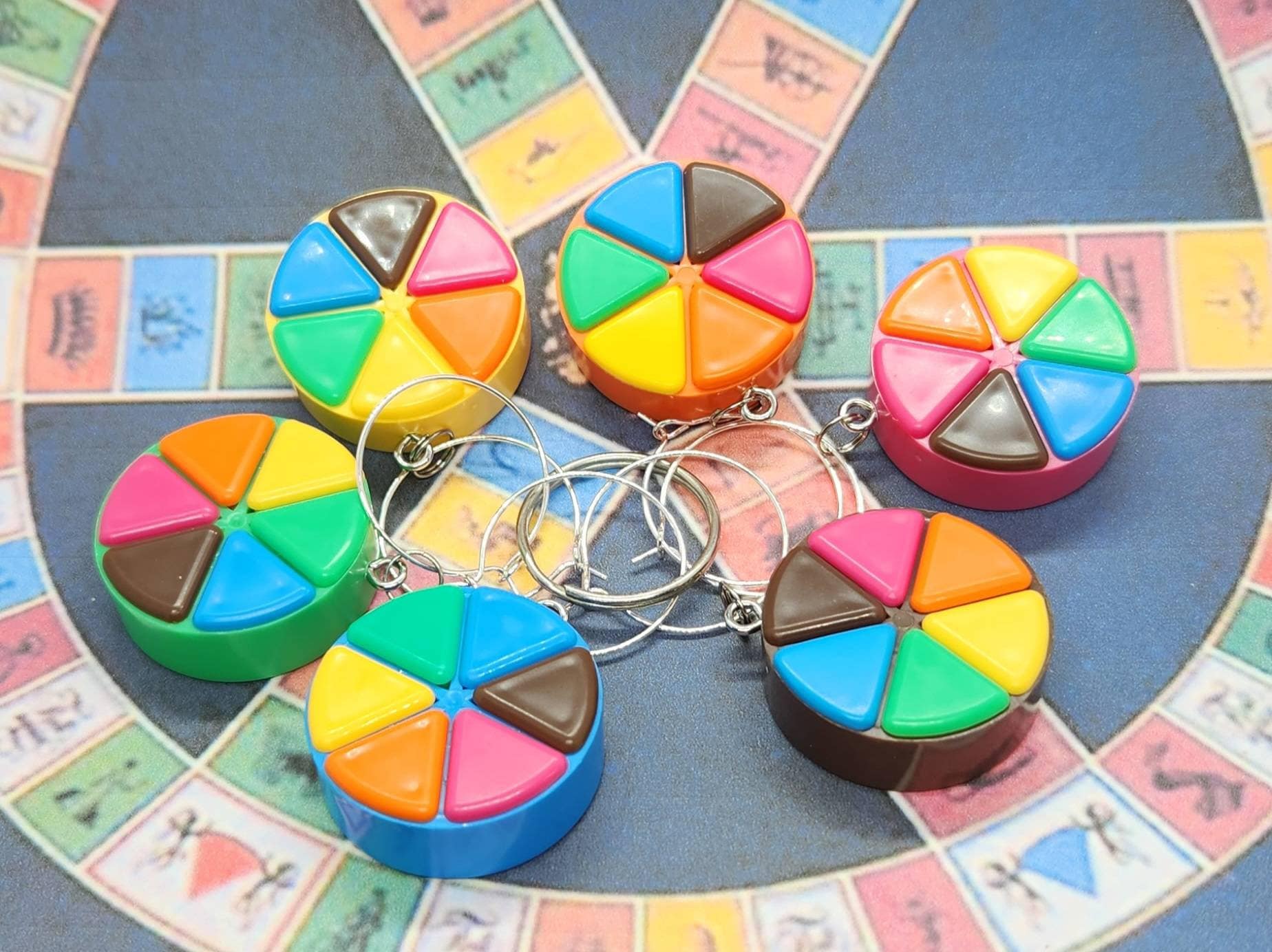 Trivial Pursuit Game Pieces