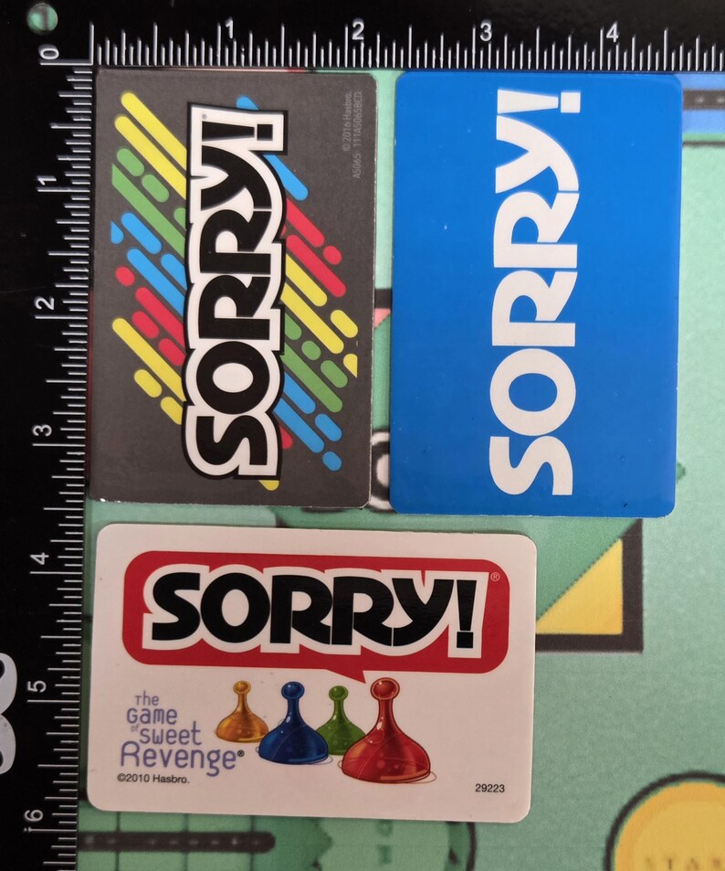 Upcycled Sorry! Game Card Refrigerator Magnet Multiple Styles - Etsy